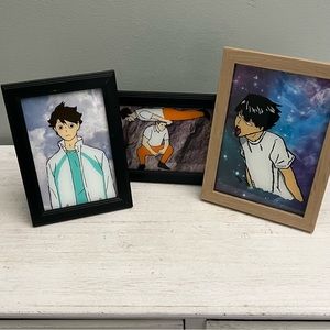 Unknown Artist | Art | Artist Unknown Reverse Painted Anime Photo ...